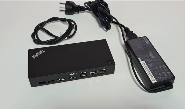 DOCKING STATION UNIVERSALE Lenovo LDA-KP ThinkPad con alimentatore e ...
