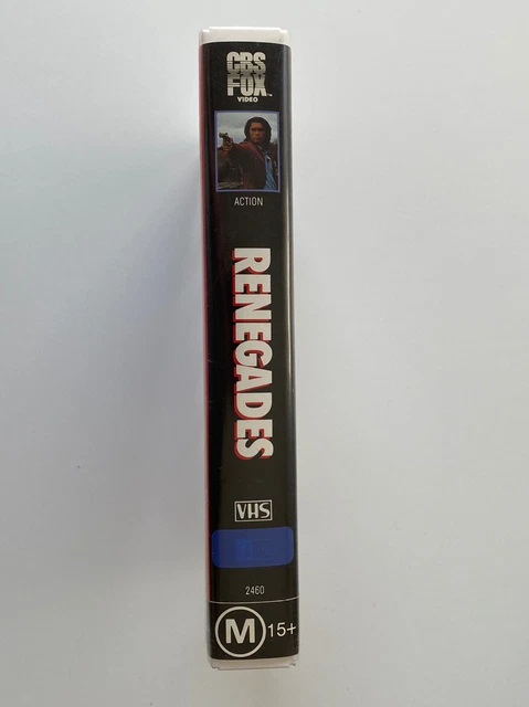 RENEGADES [VHS] CBS Fox Video Big Box Ex-Rental Tape 1989 Sutherland ...