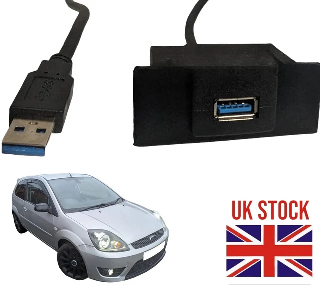 FORD FIESTA MK6.5 Coin Holder USB 3.0 replacement port £19.99 - PicClick UK