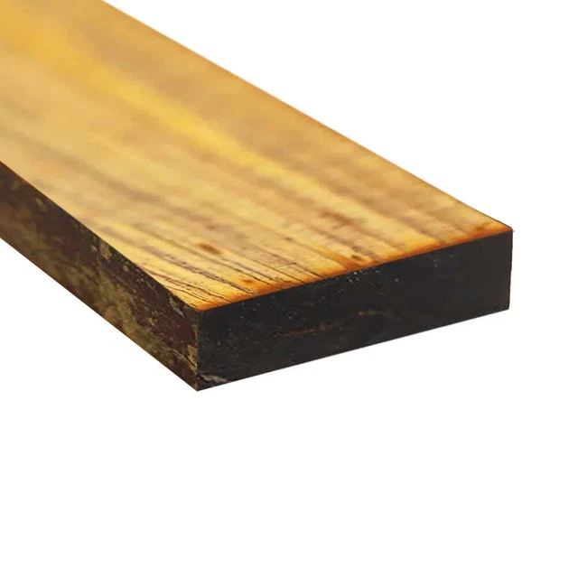 COCOBOLO EXOTIC WOOD Archtop Guitar Tailpiece Blank Tonewoods 9" x 3" x ...