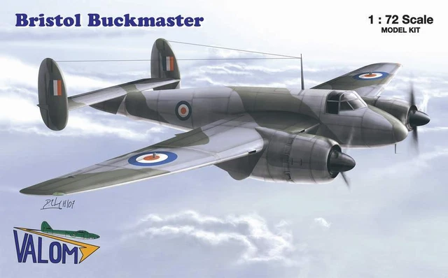 VALOM PLASTIC MODEL kit 72031 1:72nd scale Bristol Buckmaster £27.99 ...