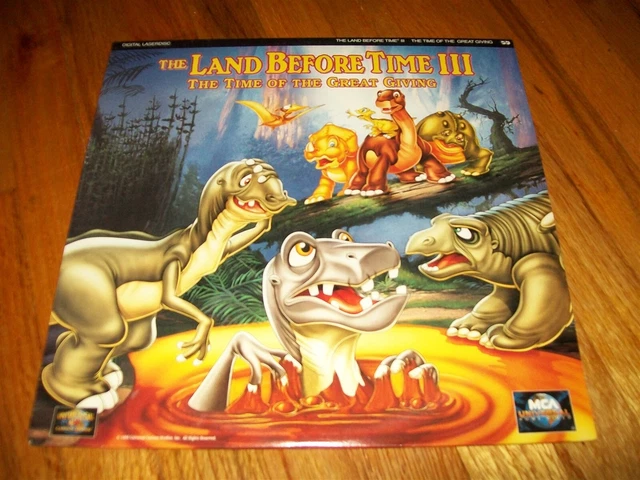 THE LAND BEFORE TIME III: THE TIME OF THE GREAT GIVING Laserdisc PART ...