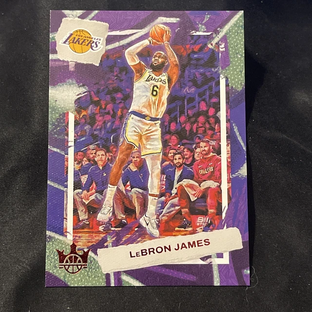 2022-23 PANINI COURT Kings Lebron James Base Rubino Sp/149 Los Angeles ...