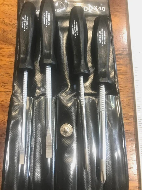 SNAP ON TOOLS SDDX40 Black MINI SCREWDRIVER SET FLAT & PHILLIPS ...