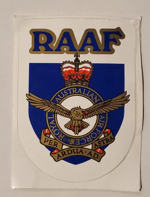 ROYAL AUSTRALIAN AIR Force (RAAF) Vintage Sticker - Retro Design ...