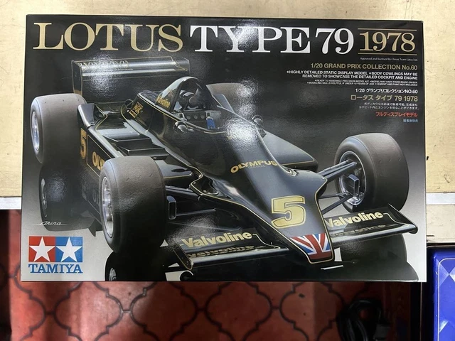 TAMIYA LOTUS TYPE 79 1978 Maßstab 1:20 Modellbausatz ungebaut Nr.60 EUR ...
