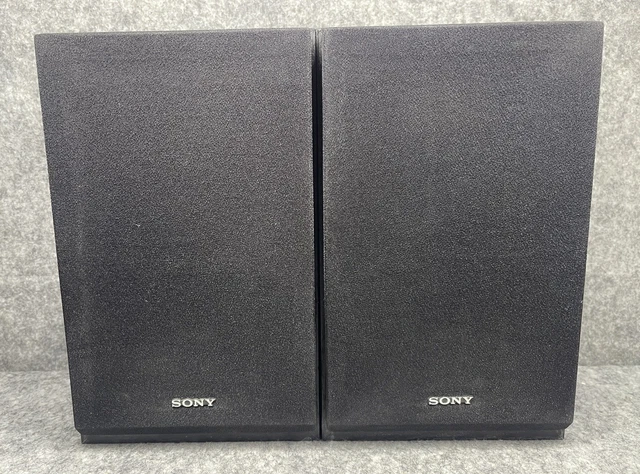 SONY SS-CEH15 MICRO Bookshelf Hi-Fi Stereo Speakers Wired 4ohms Black ...