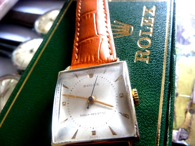 ROLEX TRIPLE SIGNED. 9ct solid gold wrist watch. my ref no 295 . £5,051 ...