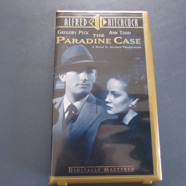 ALFRED HITCHCOCK THE Paradine Case VHS clamshell case 1998 £11.41 ...