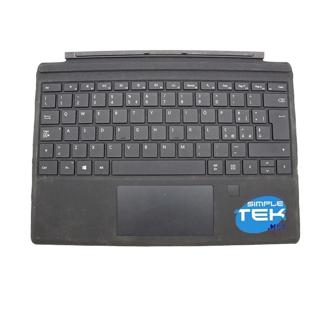 MICROSOFT KEYBOARD ORIGINAL Surface Pro 3 4 5 6 7 Layout Qwerty Italy ...