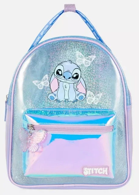 DISNEY PRIMARK LILO And Stitch Iridescent Backpack Small Kids School ...