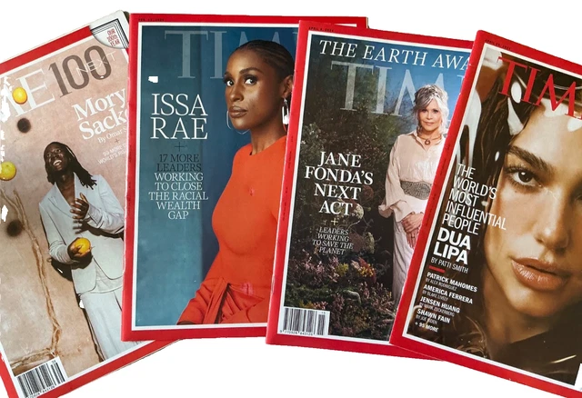 TIME MAGAZINE BUNDLE - Mory Sacko / Issa Rae / Jane Fonda / Dua Lipa ...