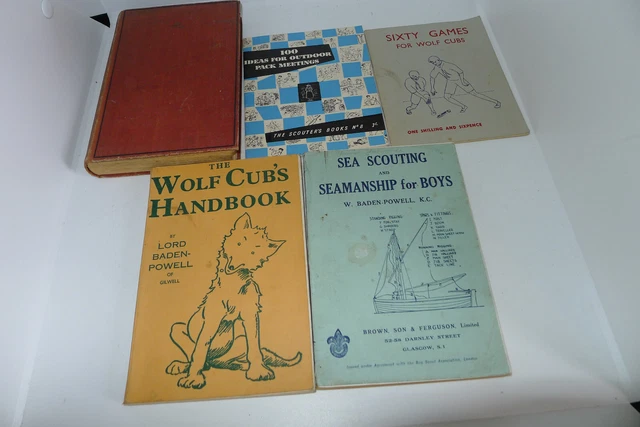 WHAT SCOUTS CAN Do Lord Baden Powell book Wolf Cubs handbook Sea ...