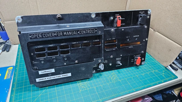 AIRBUS A340-642 LUFTHANSA FUEL CONTROL PANEL £180.00 - PicClick UK