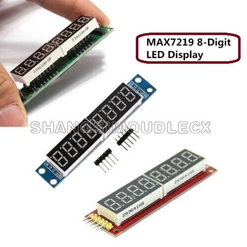 MAX7219 8-DIGIT LED Display 7 Segment Digital Tube For Arduino Raspberry Pi EUR 1,80 - PicClick DE