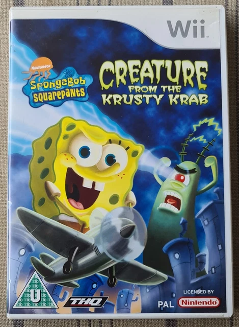 SPONGEBOB SQUAREPANTS: CREATURE From The Krusty Krab (Nintendo Wii ...