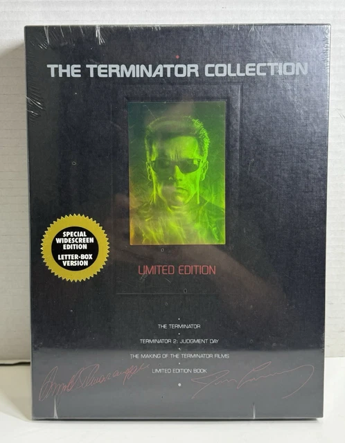THE TERMINATOR COLLECTION: Limited Edition VHS Boxset Set & Booklet ...