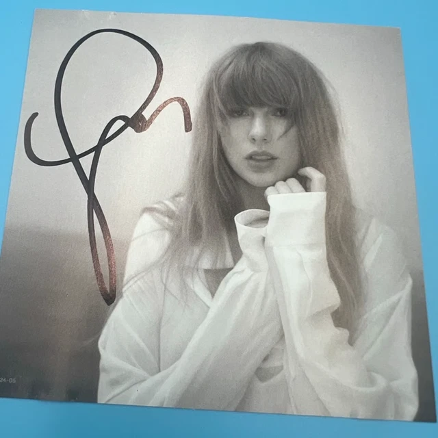 CD TAYLOR SWIFT The Tortured Poets Department con TTPD firmado a mano ...