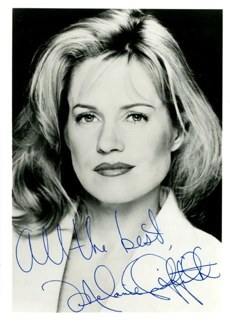 PHOTO ORIGINALE SIGNATURE preprint de l'actrice MELANIE GRIFFITH ...