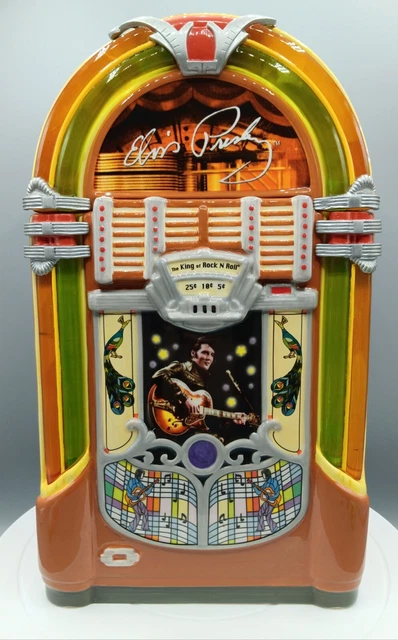 ELVIS PRESLEY COOKIE jar - Jukebox Ceramic- Signature Product ...