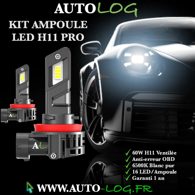KIT AMPOULE LED H11 Pro - Autolog EUR 39,90 - PicClick FR