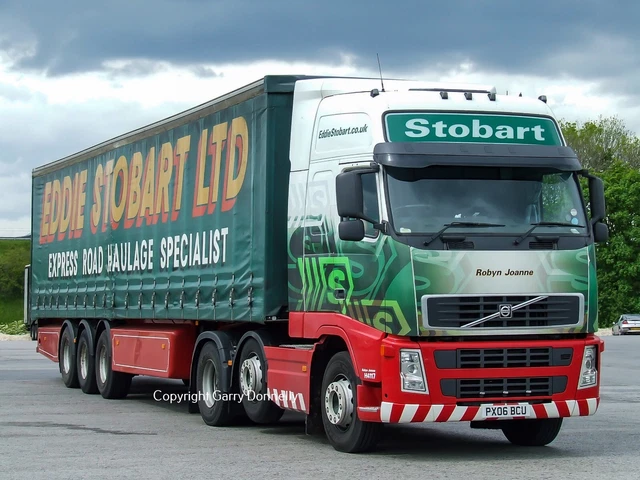 TRUCK PHOTO - Eddie Stobart Volvo Fh Lorry Px06 Bcu £0.90 - PicClick UK