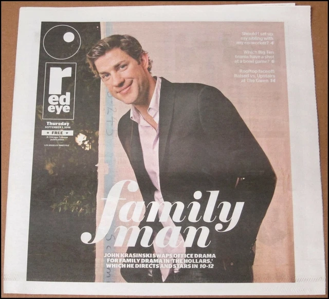 9/1/2016 RED EYE Chicago Newspaper John Krasinski The Hollars Trump in ...