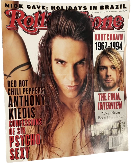 RHCP/KURT COBAIN FINAL Interview- Rolling Stone Australia- 496 May 1994 EUR 6,08 - PicClick FR