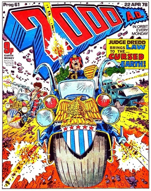 2000AD PROG 61-85 Cursed Earth All 25 Judge Dredd Comic Book 22 4 78 ...