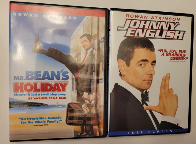 ROWAN ATKINSON 2 Disc Used DVD Set Mr Bean's Holiday + Johnny English ...