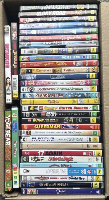 34 KIDS DVDS Kids Children Movies Bundle Bulk Lot -PRE OWNED #1221 $67. ...