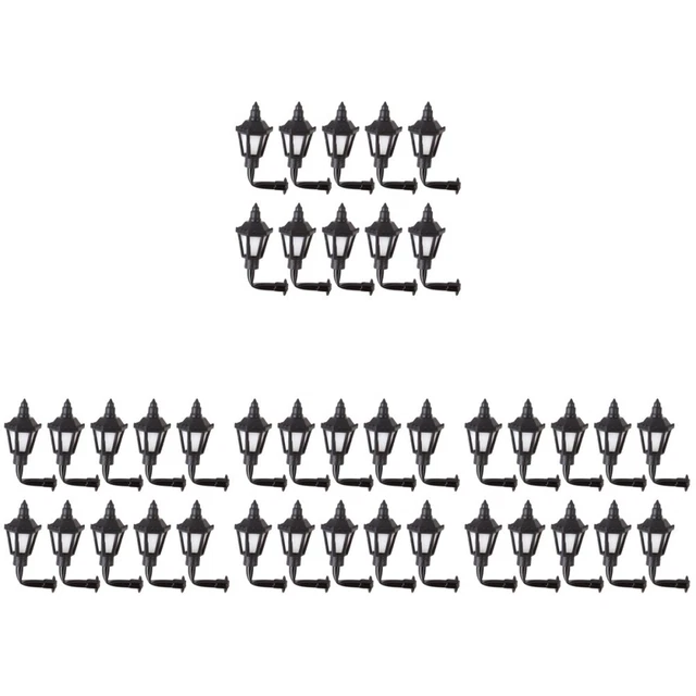 4 COUNT DIY Sand Table Decor Doll House Light Miniature Wall Lamp £21. ...