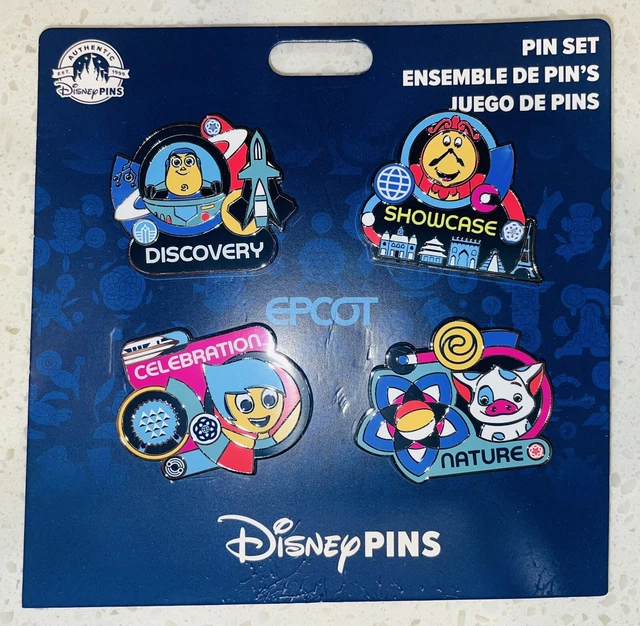 DISNEY PARKS 2023 Epcot Reimagined Buzz Pua Cogsworth Joy 4x Pin ...
