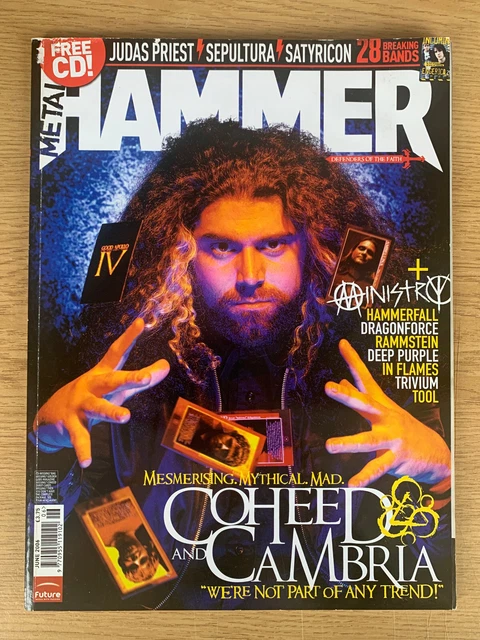 METAL HAMMER ISSUE 153 June 2006 Coheed And Cambria Judas Priest ...