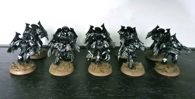 WARHAMMER 40K RAVEN Guard Forgeworld Dark Fury Assault Marines, Squad ...