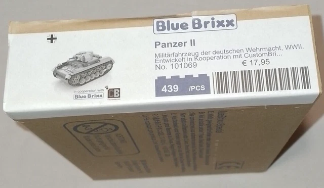 BLUEBRIXX PANZER II, Militärfahrzeug der deutschen Wehrmacht ...