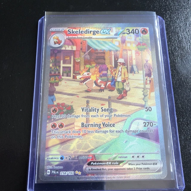 POKÉMON - SKELEDIRGE ex 258/193 Special Illustration Rare - Paldea ...