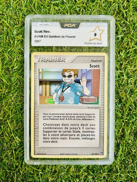 CARTE POKÉMON SCOTT Reverse 81/108 EX Gardiens du Pouvoir PCA 9 FR EUR ...