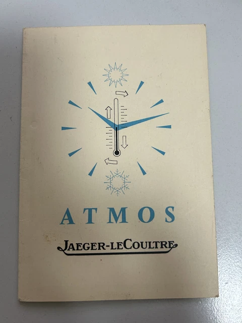 JAEGER LECOULTRE Atmos 1966 original Card vintage (41) EUR 69,00 ...
