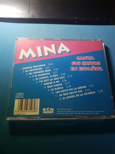 MINA '' MINA Canta Sus Exitos En Espanol '' Cd Album Ex/Ex EUR 9,99 ...