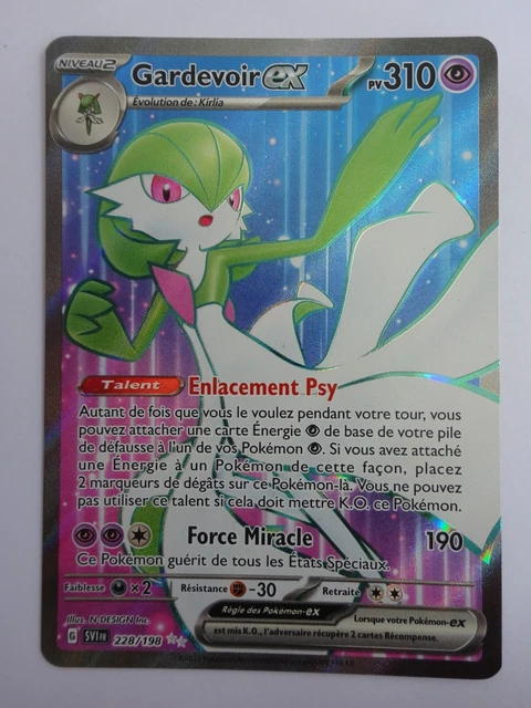 CARTE POKEMON - Gardevoir EX Full Art PV310 228/198 - Ecarlate et ...