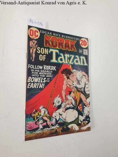 KORAK : SON Of Tarzan : Vol. 10 No. 50 Jan.-Febr., 1973 : DC Comics ...