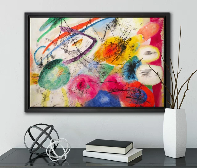 WASSILY KANDINSKY - Black Lines, Shadow Joint Frame £30.92 - PicClick UK