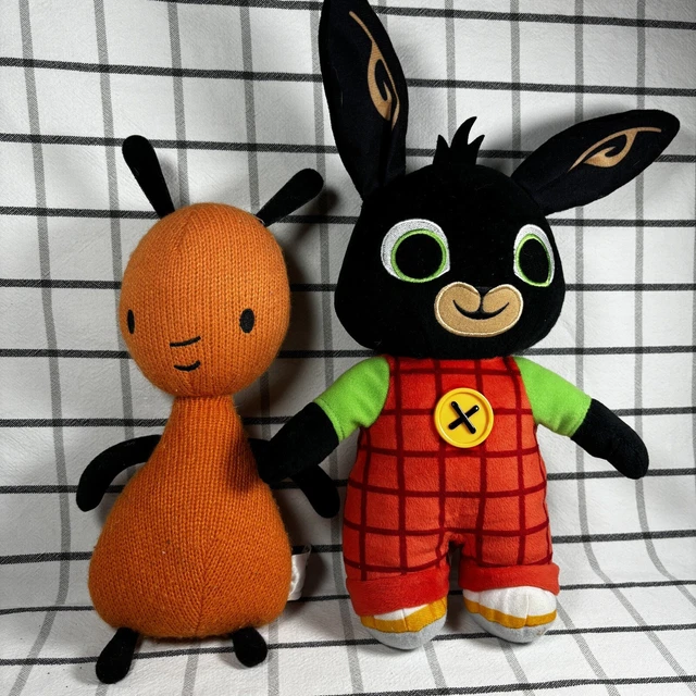 TALKING BING & Flop Plushies Soft Toy BBC Child’s Teddies Bing Bunny 10 ...