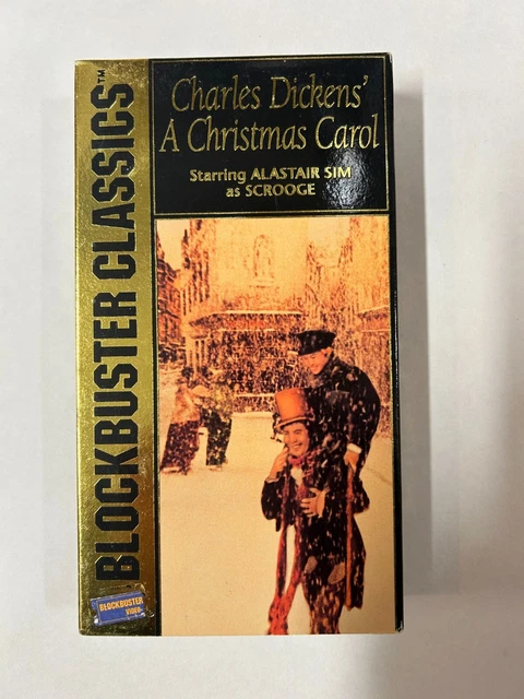 CHARLES DICKENS’ A Christmas Carol Blockbuster Classics VHS Tape ...