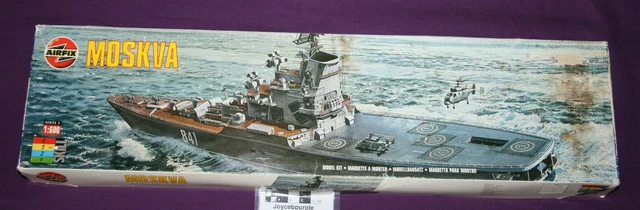 AIRFIX RUSSIAN MOSKVA helicopter carrier 1:600 scale model ship kit ...