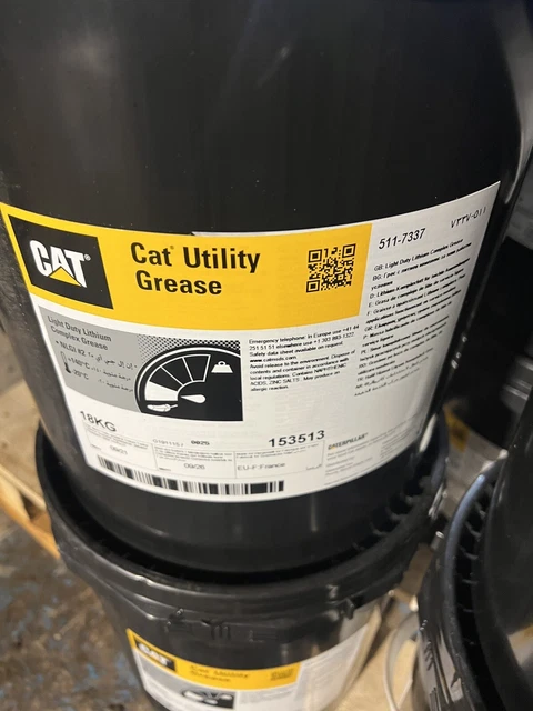 18KG CATERPILLAR CAT Utility lithium Grease 511-7337 Digger Loader ...