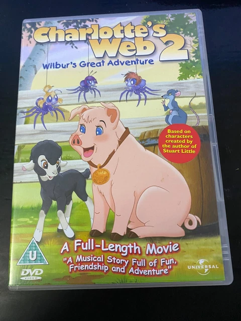 CHARLOTTE'S WEB 2 - Wilbur's Great Adventure (DVD, 2005) animated ...