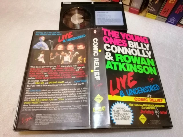 COMIC RELIEF: LIVE & UNCENSORED - RARE 1986 Original Australian Betamax ...