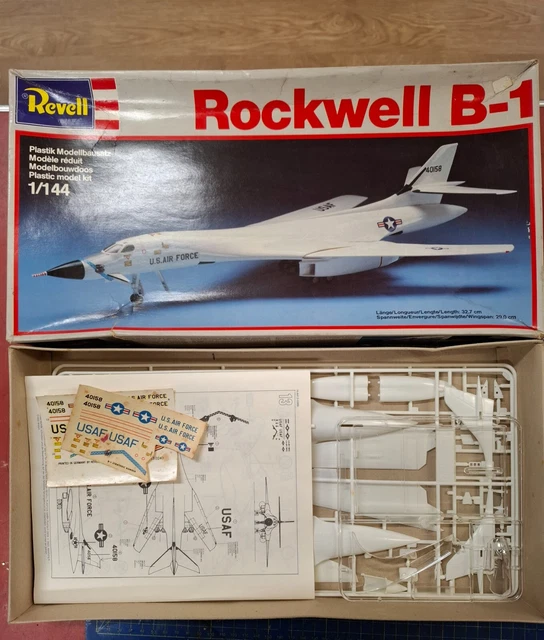 REVELL - 1/144 Scale - Rockwell B-1 Model Kit £25.00 - PicClick UK